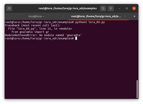 No Example Code Is Executed With Usrp · Issue 26 · Tappareljgr Lora