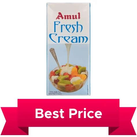 Milk 1 Litre Amul Fresh Cream At ₹ 220 Litre In Bengaluru Id