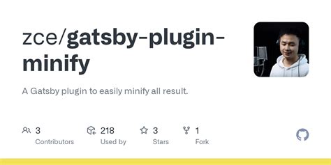 Github Zcegatsby Plugin Minify A Gatsby Plugin To Easily Minify All Result
