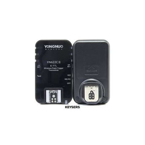 USED Yongnuo YN622C II E TTL Wireless Flash Trigger Set For Canon Keysers