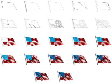 Flag Drawing Draw A Vibrant And Colorful Flag Drawing