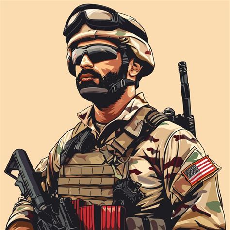 Premium Vector Soldier Vector