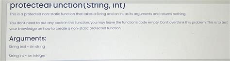 Solved Protectedfunctionstring intthis Is A Protected Solved Protectedfunctionstring intthis Is A Protected