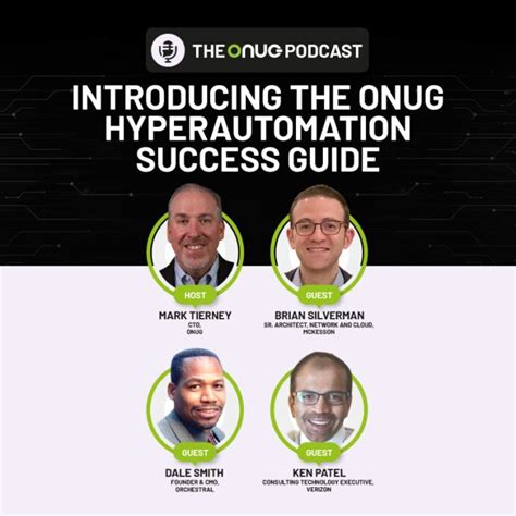 Introducing The Onug Hyperautomation Success Guide Onug Onug