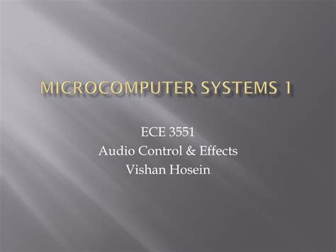 Ppt Microcomputer Systems 1 Powerpoint Presentation Free Download