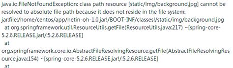 关于springboot打成jar包后无法读取静态资源问题resource Filerource New Classpathresource 包 Csdn博客