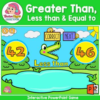 Comparing Numbers PowerPoint Game By Teacher Rizza S Gametoon TPT
