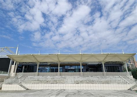 Ptfe Roofing For Exhibition Spaces Tensile Membrane Structure With