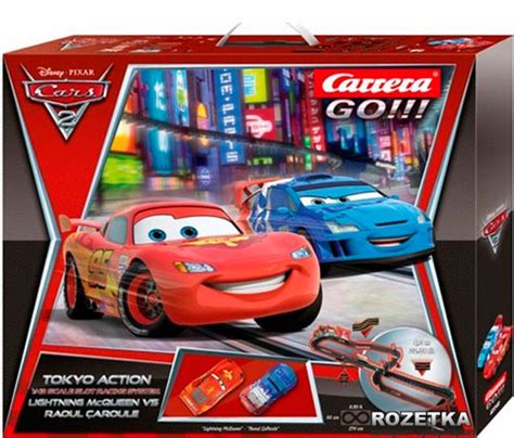 Гоночная трасса Carrera Go Disney Cars 2 - Tokyo Action 6.19 м (62240 ...