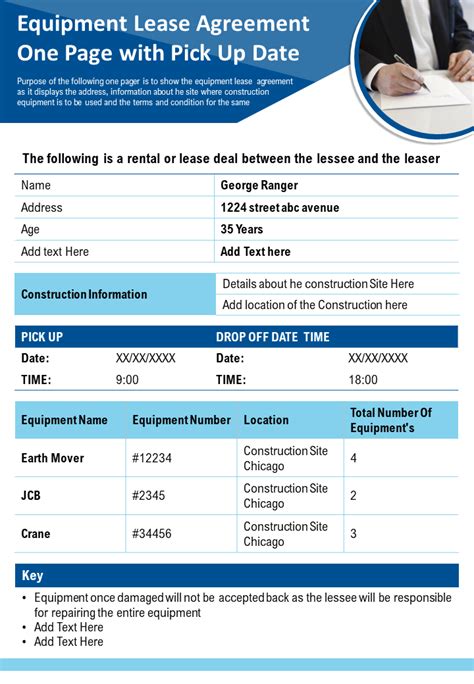 Computer Lease Agreement Template