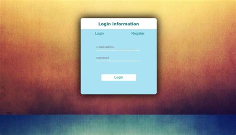 12 jquery login forms example onaircode