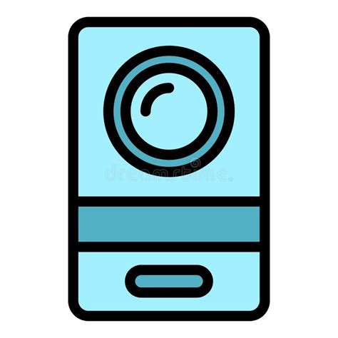 Digital Video Intercom Icon Vector Flat Stock Vector Illustration Of Line Vector 286930572