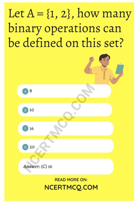 relations and functions class 12 mcq online test with answers questions