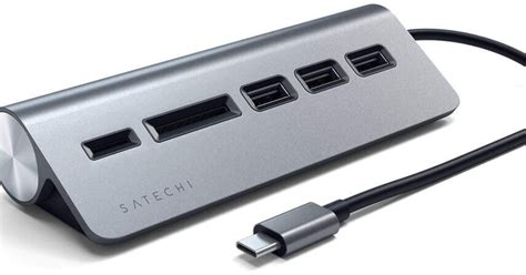 Satechi USB Type C Combo Hub Space Gray ST TCHCRM B H Photo