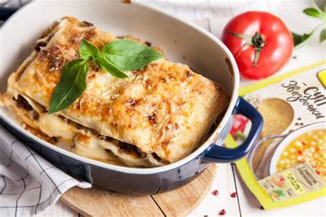 Лазанья болоньезе с соусом бешамель - пошаговый рецепт от Магги