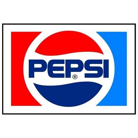 Pepsi Logo In Red White And Blue