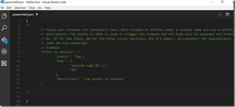 Adding PowerShell Snippets To Visual Studio Code The Lonely Administrator
