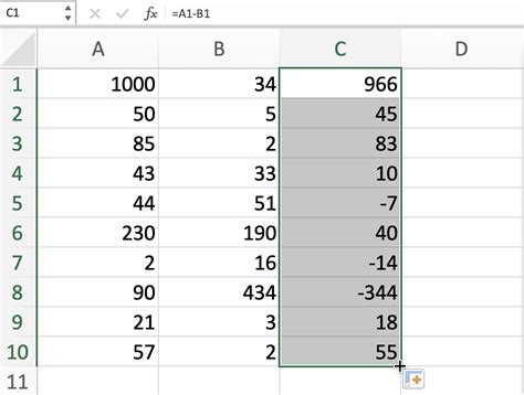 Creative Ways To Subtract In Excel MyExcelOnline