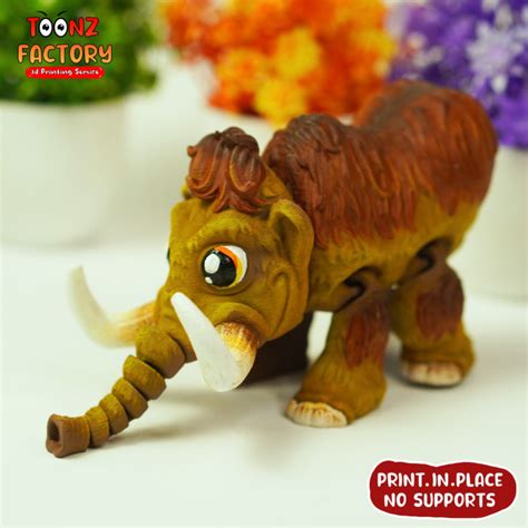 3d Printable Cute Flexi Mommath By Toonz Factory