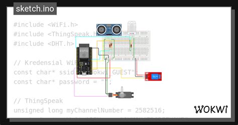 Kandang Pintar Wokwi Esp32 Stm32 Arduino Simulator