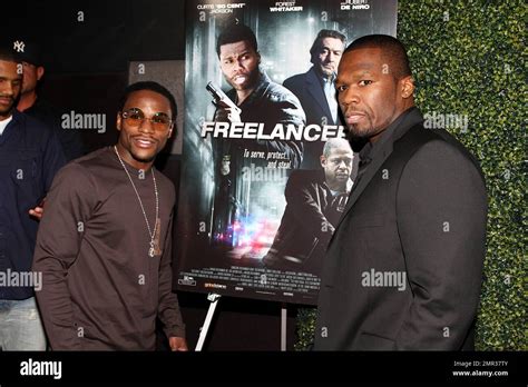 Curtis 50 Cent Jackson And Floyd Mayweather Jr At The Freelancers