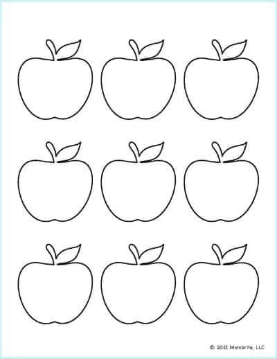 Free Printable Apple Templates And Outlines Apple Template Apple