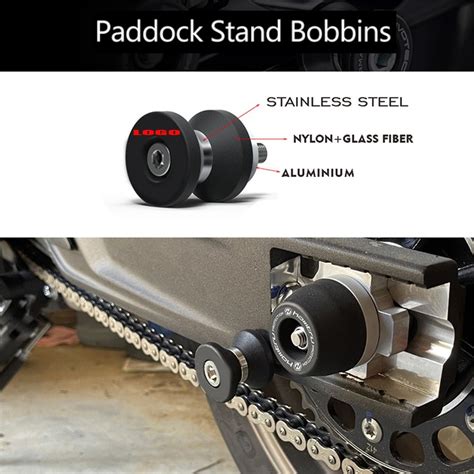 M8 Motorcycle Swingarm Spools Stand For Triumph Daytona 675 2006 2012