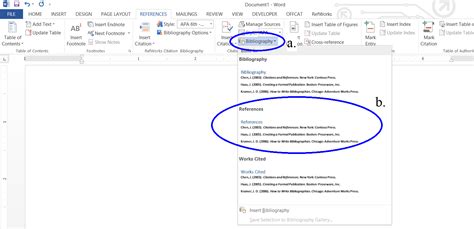 How To Add References Using Cross Reference In MS Word