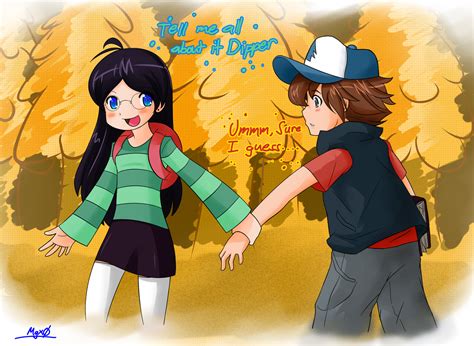 Gravity Falls Dipper And Candy Anime Gravity Falls Dipper And Candy Anime