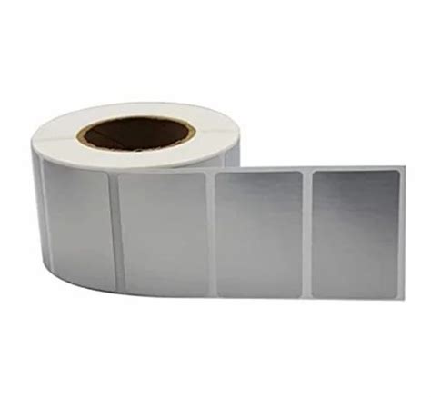 Silver Barcode Polyster Label Packaging Type Roll At Rs 2000 Roll In