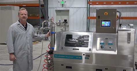 Microfluidics M700 Microfluidizer Processor 7250 20 Phb Production Sca