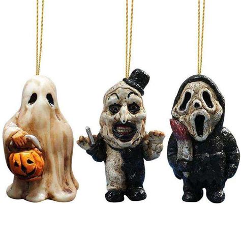 หนังสยองขวัญรถแขวนเครื่องประดับ Z Ombies แคระแขวนรถเครื่องประดับฟักทองผีน่ากลัวหุ่นหัตถกรรมจี้รถ