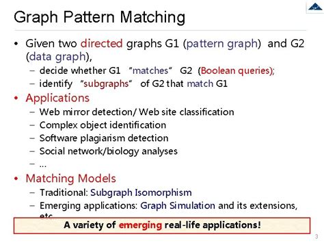 Capturing Topology In Graph Pattern Matching Shuai Ma