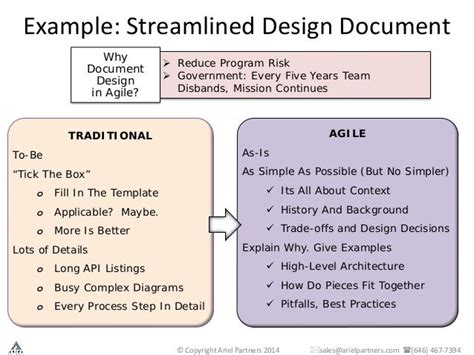 Agile Vision Document Example