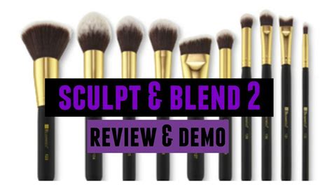 Bh Cosmetics Sculpt And Blend 2 Brush Set Review And Demo Youtube