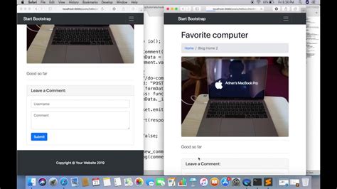 12 Realtime Comments Update Create A Blog In Nodejs And Mongodb