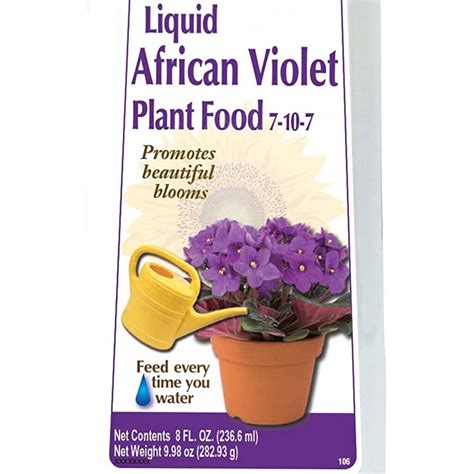 Miracle Grow Plant Food African Violet Liquid 8 Fl Oz