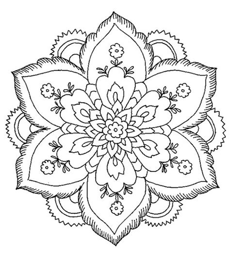 Abstract Adult Coloring Pages Pattern Coloring Pages
