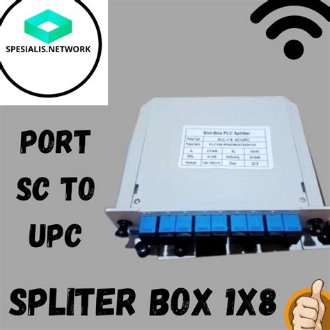 Passive Splitter Plc Box Fo 18 Sc Upc Fiber Optic Passive Splitter Fo