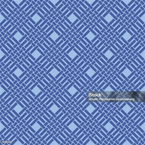 Japanese Square Weave Net Vector Seamless Pattern Stock Illustration Download Image Now