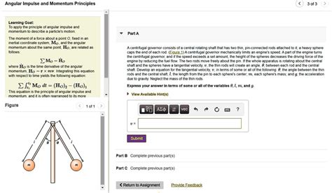 Angular Impulse And Momentum Principles 3 0f 3 Learing Goel To Apply