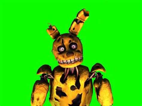 Fnaf 3 Springtrap Jumpscares Greenscreen Animation Youtube