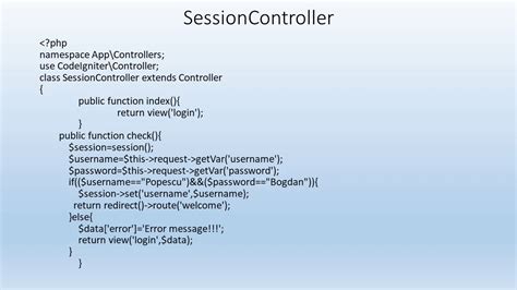 Codeigniter 4 Login With Sessions Youtube