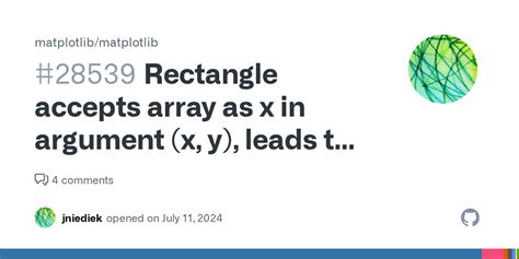 Rectangle Accepts Array As X In Argument X Y Leads To Hard To Debug
