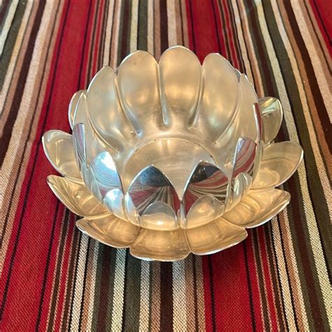 Reed And Barton Accents Vintage Reed Barton Silverplate Lotus Flower