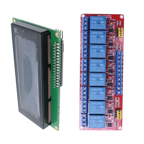 blue serial iic i2c twi 2004 20x4 character 5v lcd grandado