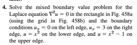4 solve the mixed boundary value problem for the
