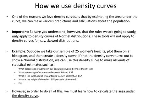 Ppt Density Curves Normal Distribution Area Under The Curve Powerpoint Presentation Id 3778041