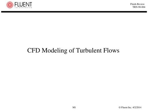 Ppt Cfd Modeling Of Turbulent Flows Powerpoint Presentation Free