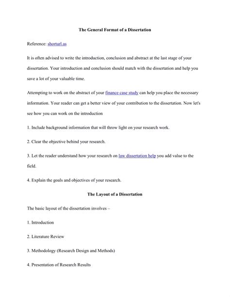 Ppt The General Format Of A Dissertation Powerpoint Presentation Free Download Id 11677433